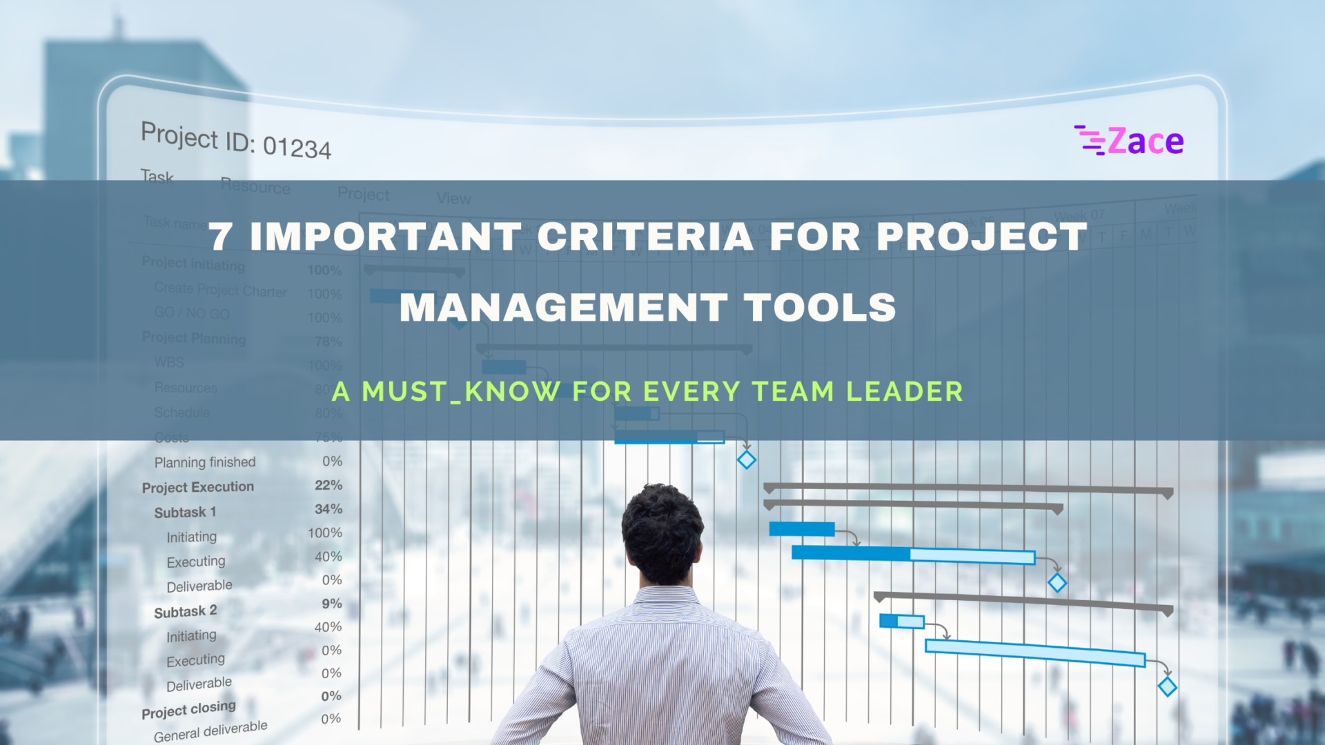 7 Important Criteria for Project Management Tools – Zace